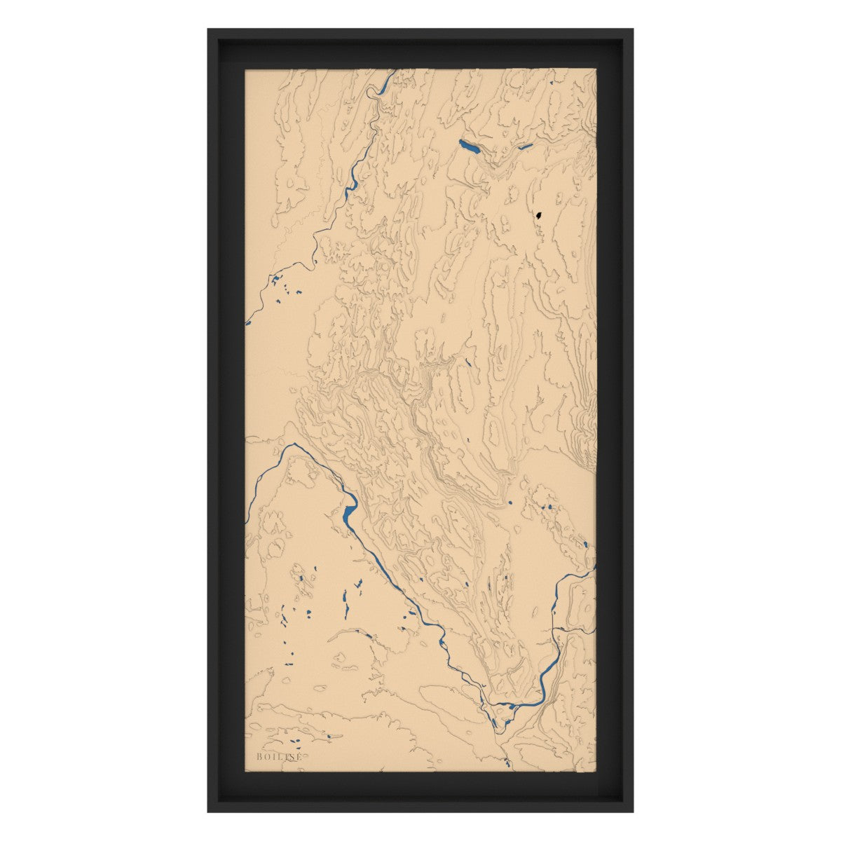 Le Bugey | Carte en bois et en relief