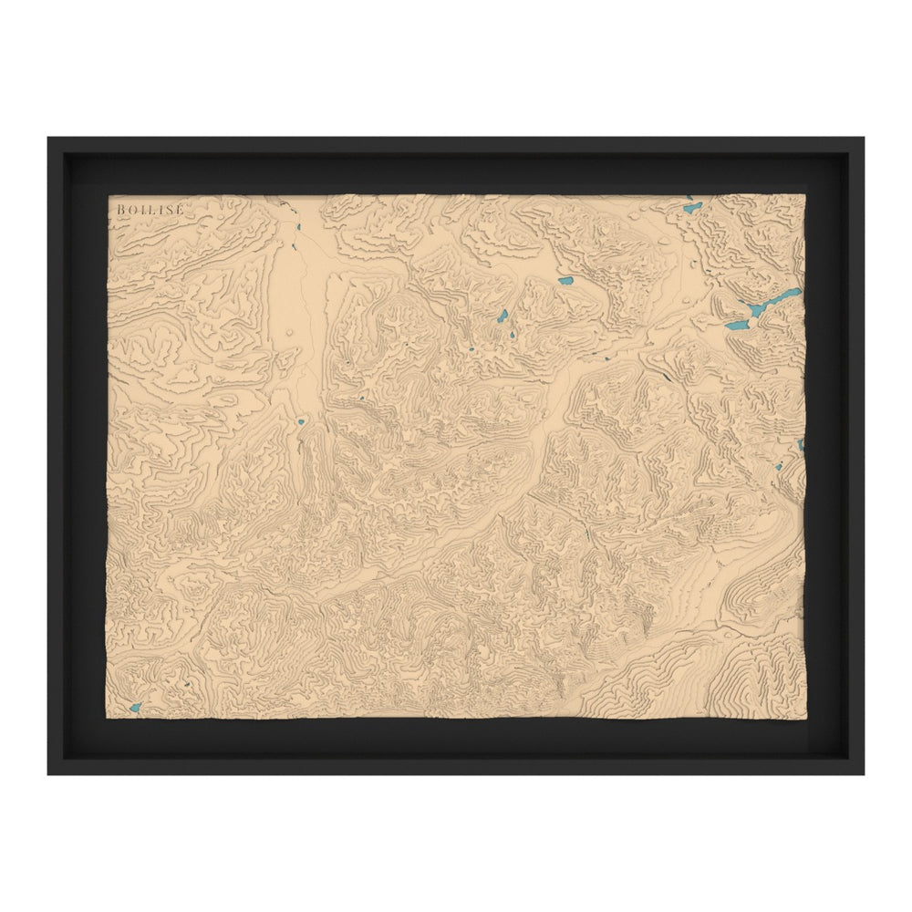 Map of the Lech Valley - Austria